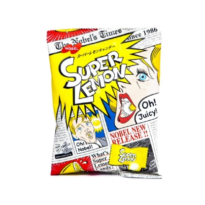Bala Azeda Super Lemon Nobel - Sabor: Limão - 84g | Daiso